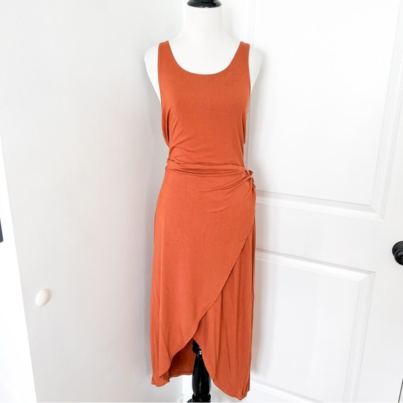 And Now This | Dresses | And Now This Tulip Hem Wrap Dress In ...